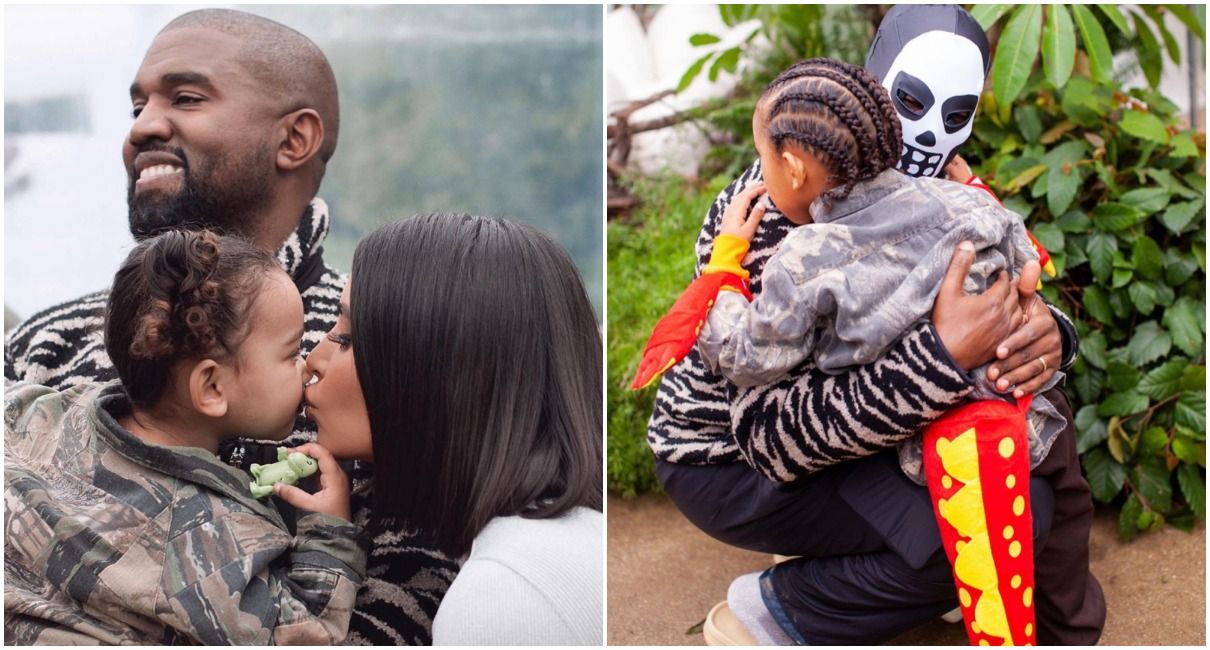 Kanye West Is All Smiles When It Comes To His Kids