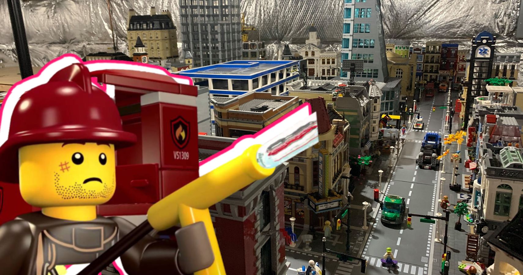 Dad Spent 5 Years Completing A Full LEGO Model