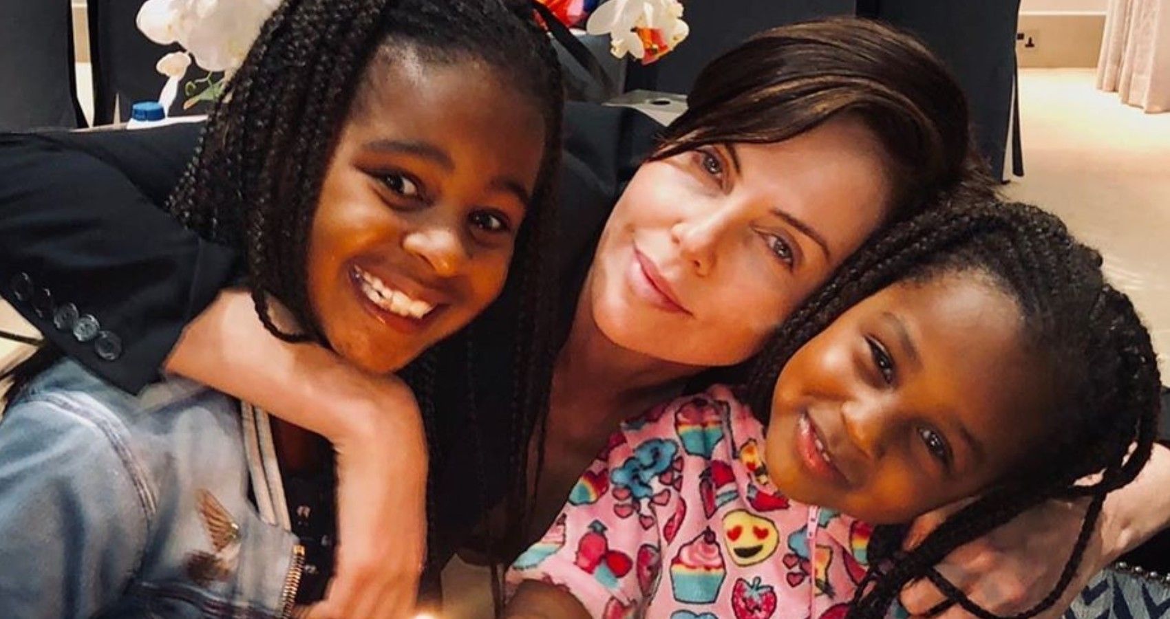 Charlize Theron's Photos Of "Powerhouse" Daughters