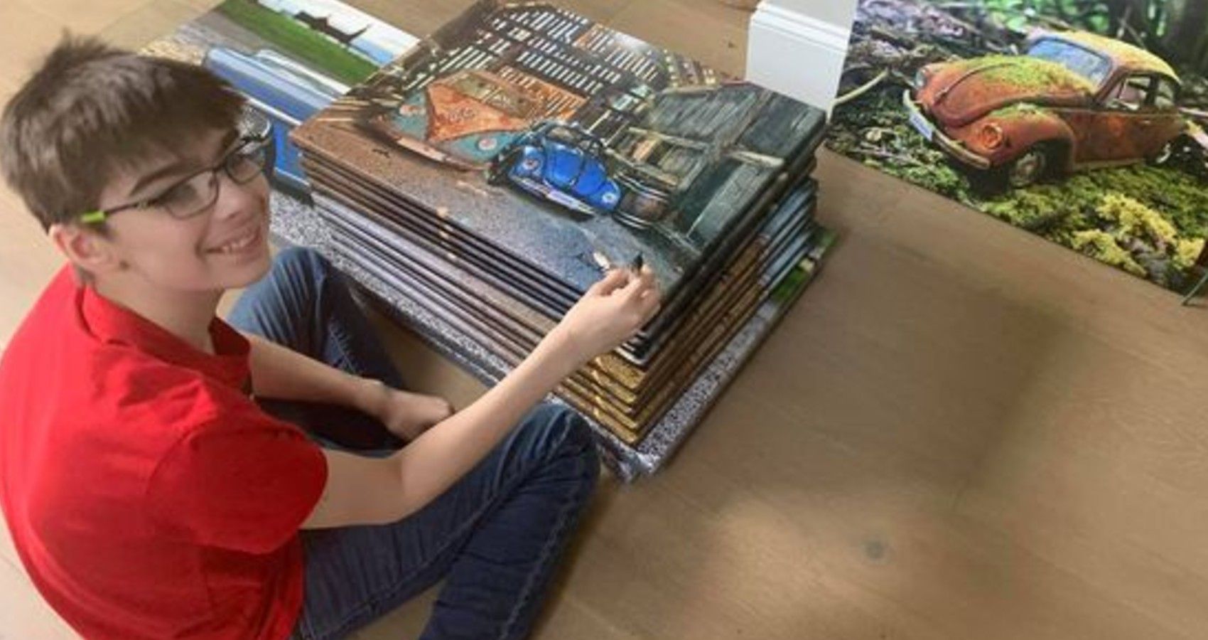 Autistic Boy Names Any Car & Makes Art With Model Cars