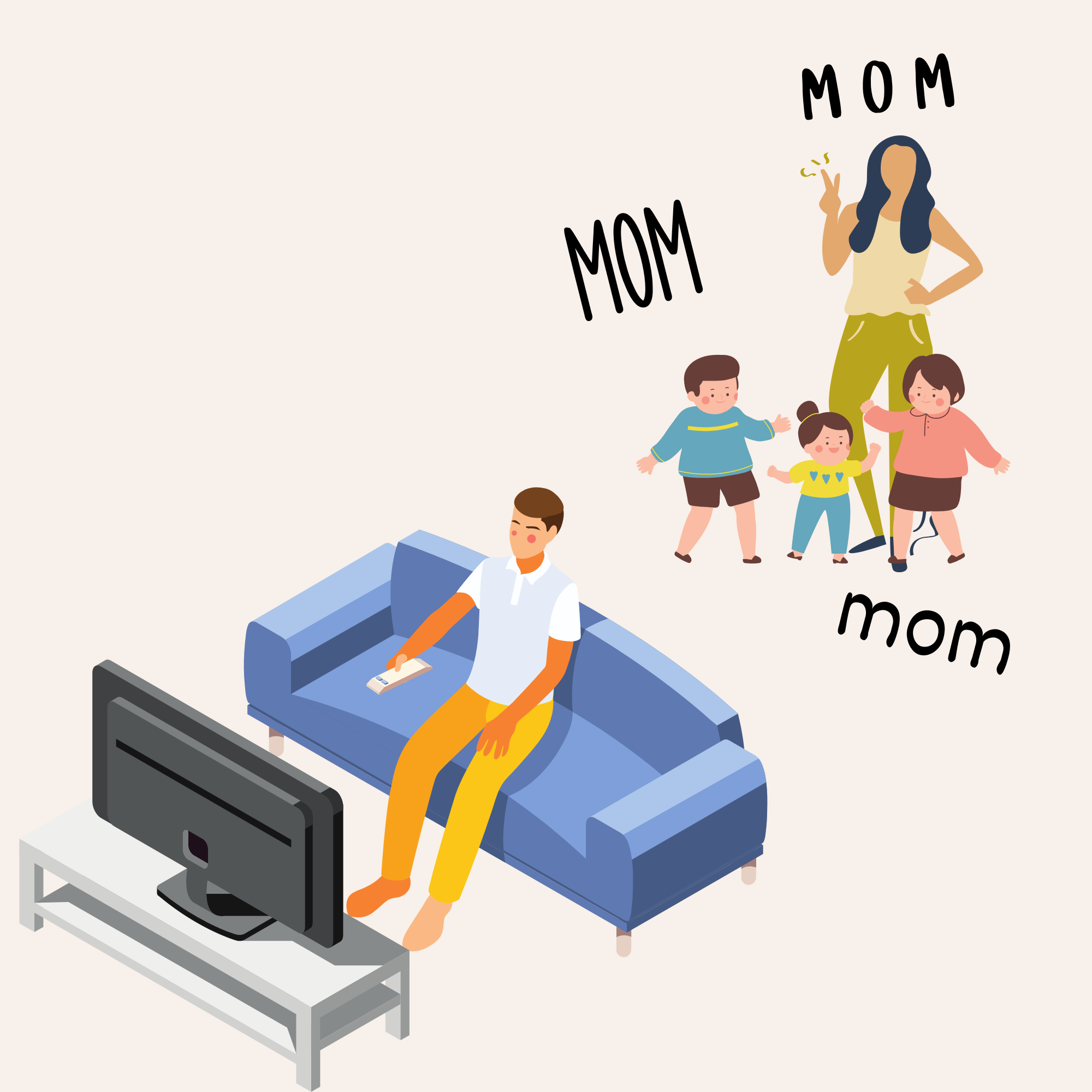 How To Help Yourself When You're The Default Parent